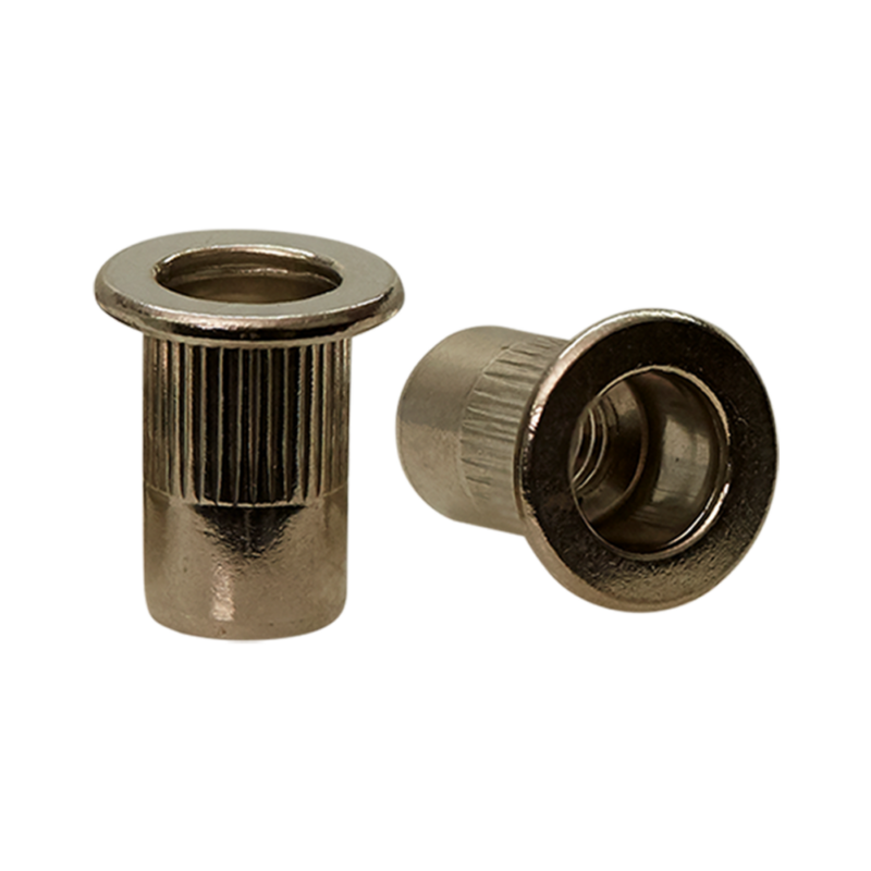 All Stainless Steel SS304 Rivet Nut Ribbed Large Head - Elite Bolts and ...
